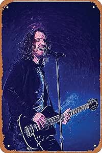 Amazon.com: AirBnk Retro Metal Plaque Sign | Chris Cornell | Vintage ...