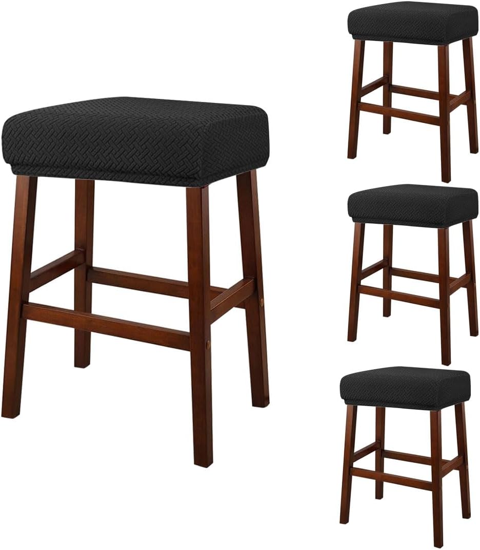 Amazon.com: Lussenwert Stool Covers Rectangular Set of 4, Jacquard ...