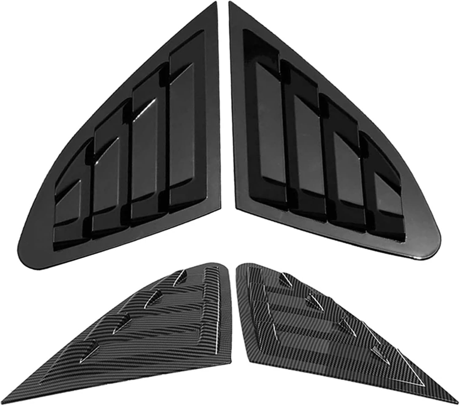 Amazon.com: BRANISLAV Car Rear Window Louver Car Texture Side Window ...