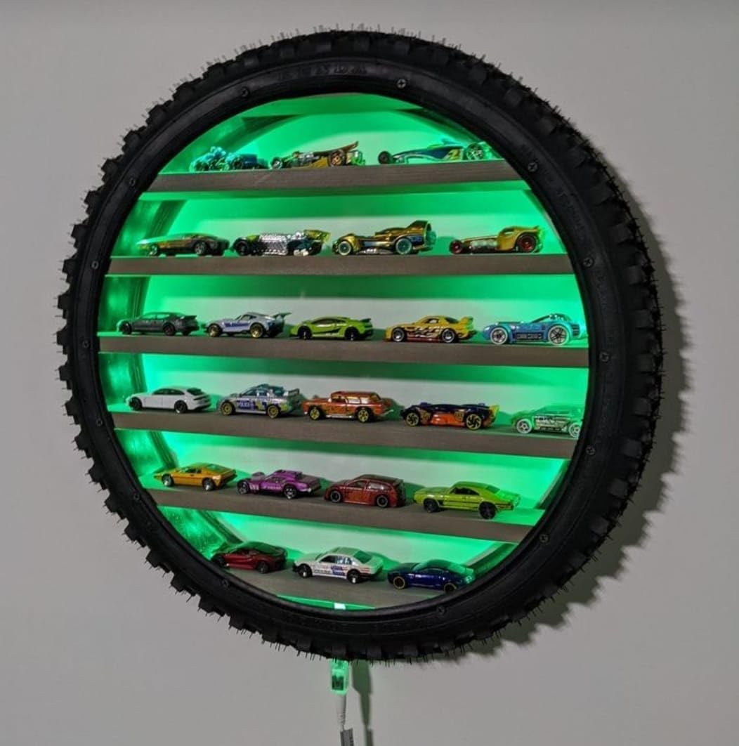 Wooden Wall Hanging Lighting tyre for Home Decor showpiece Item Kids ...