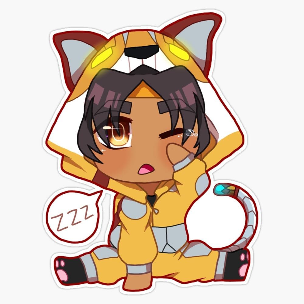 Amazon.com: Magnet Chibi Voltron Onesie Hunk Magnetic Vinyl Sticker ...