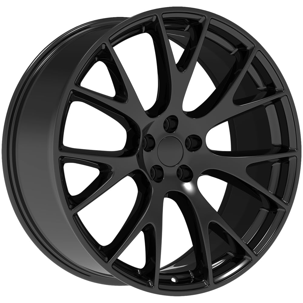 Performance Replicas PR161 Gloss Black Wheel with Aluminum (22 x 9.5 ...