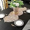 Amazon.com: FAVE Golden Table Runners 36 Inches Heat Resistant Table ...