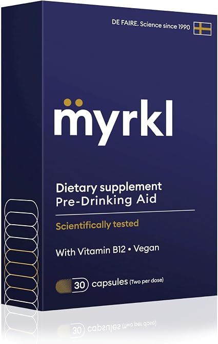 Amazon.com: Myrkl Unique Pre-Drinking Supplement for Liver Health ...