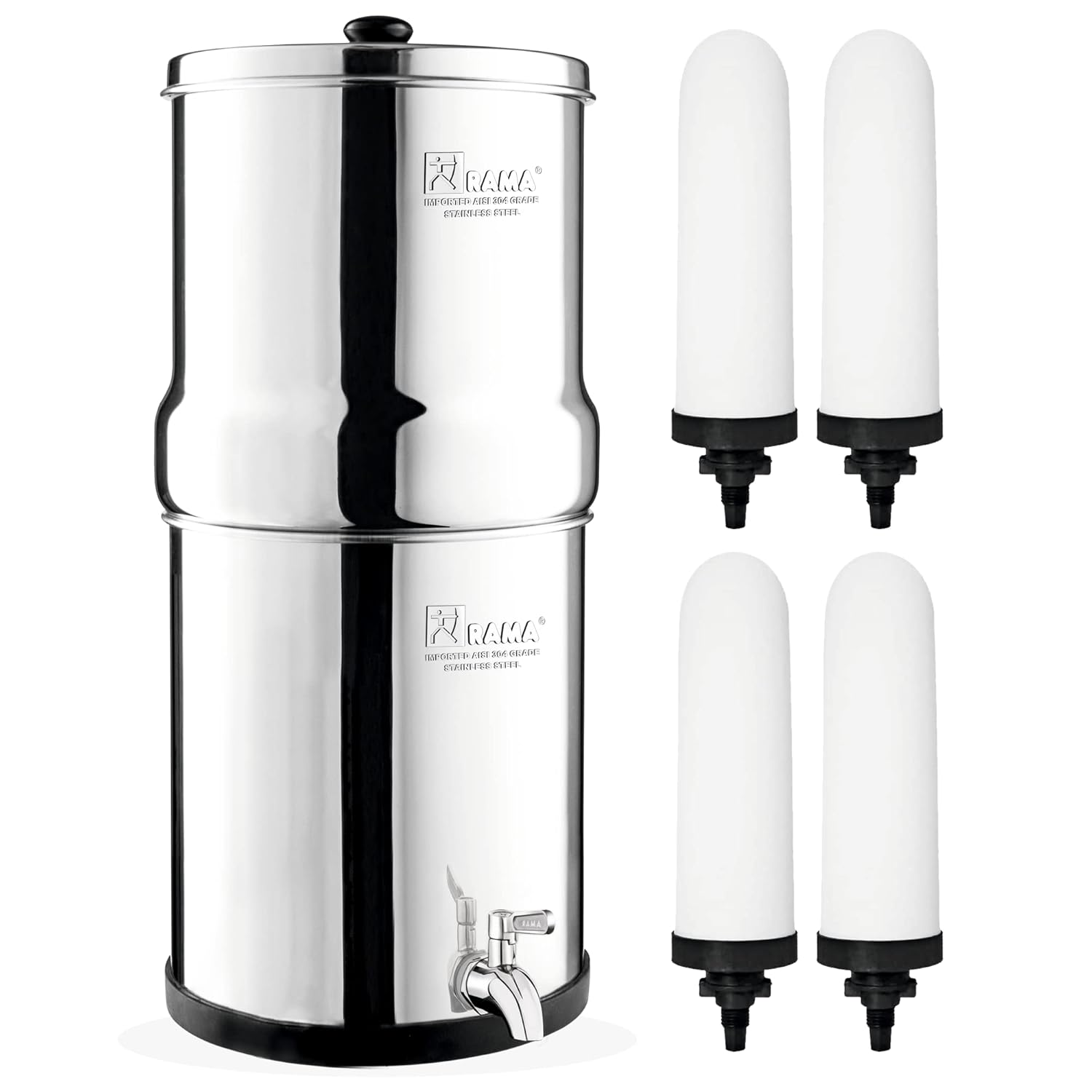 RAMA Gravity Water Filter, 16 Litre Storage (32 Litre Total Capacity ...