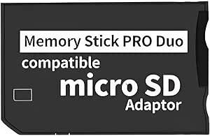 QTMMC Memory Stick Adapter for PSP 1000 2000 3000 Micro SD to TF ...