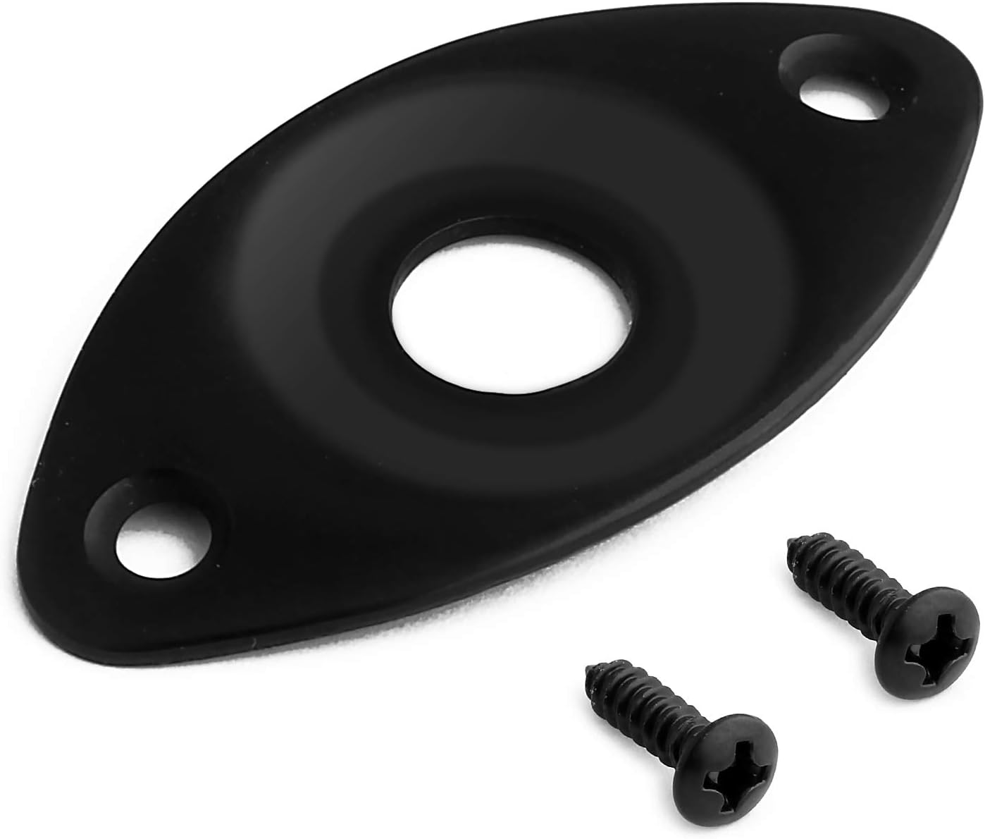 Amazon.com: Holmer Guitar Jack Socket Plate Curved Recessed Oval ...