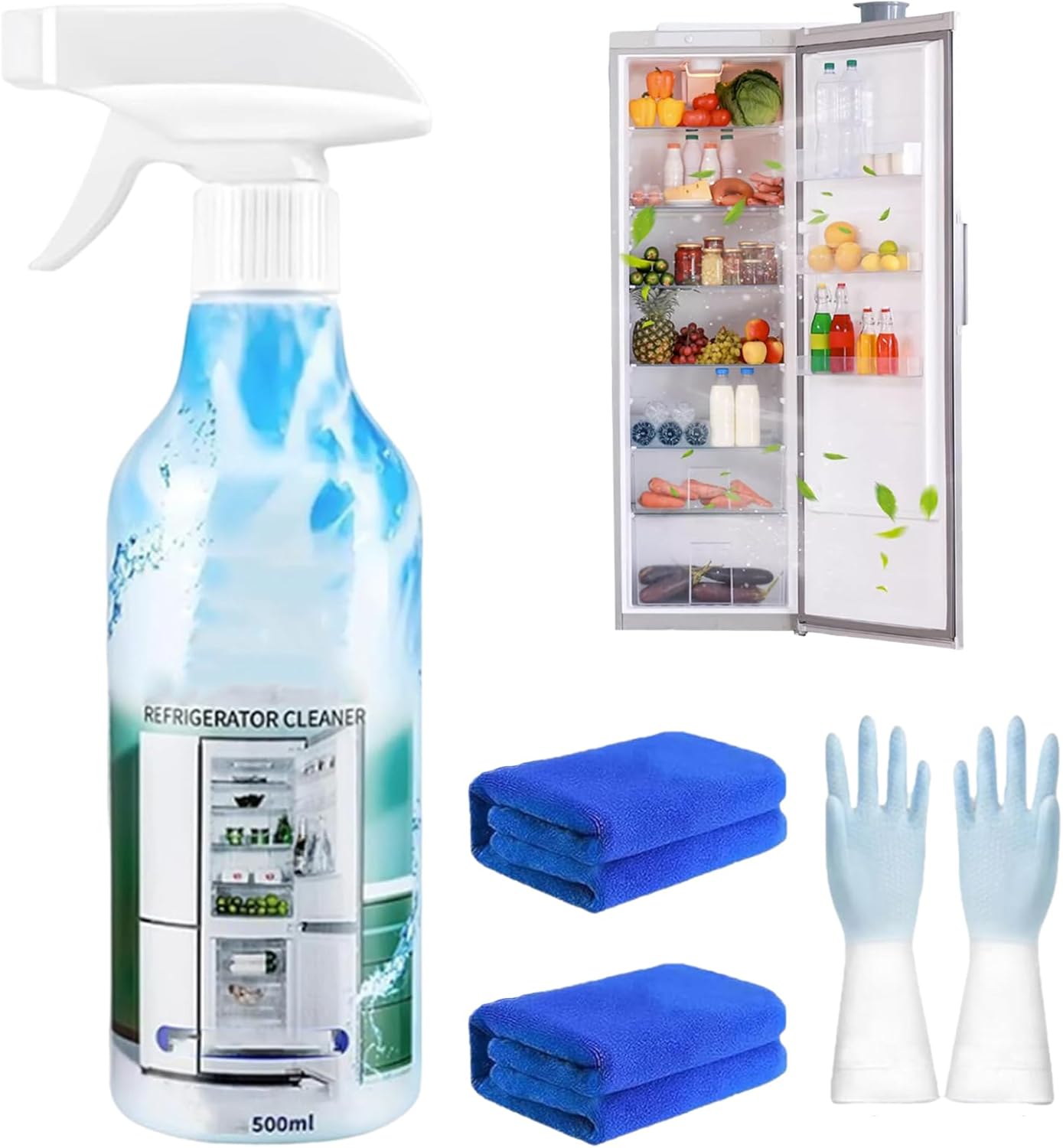 Amazon.com: Generic Multifunctional Large Capacity Refrigerator Cleaner ...