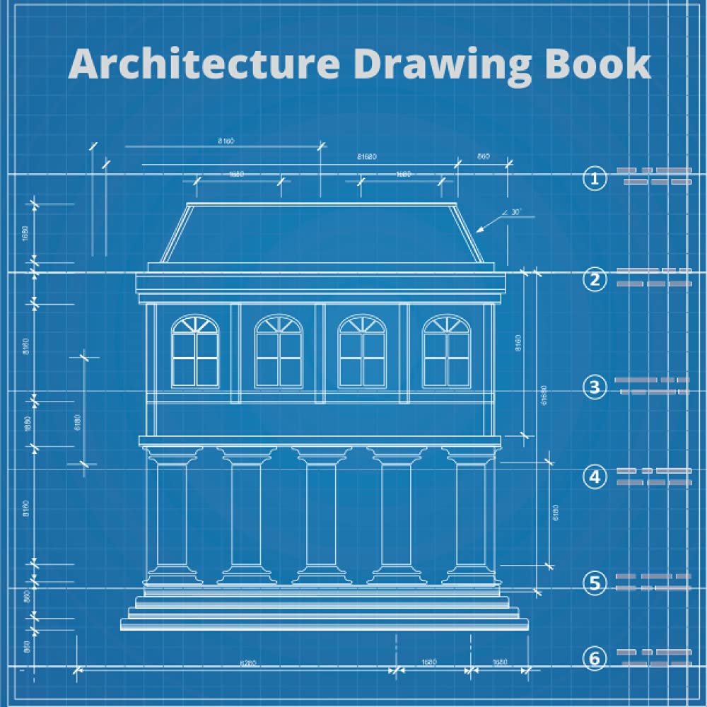 Architecture Drawing Book: 120 Drawing Sketchbook To Write Your Design ...