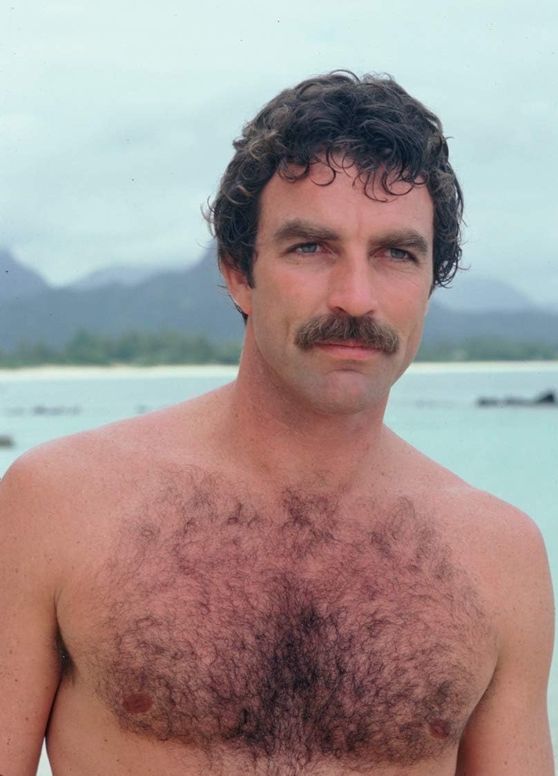 Amazon.com: Aruno Maison Refrigerator Vintage Tom Selleck 3 Magnets Hot ...