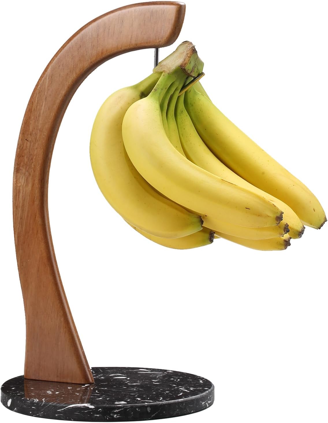 Amazon.com: everous Marble Banana Holder with Stainless Steel Hook ...