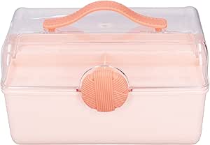 Amazon.com - 2 Layer Storage Box, 2 Tiers Stack Carry Storage Box with ...