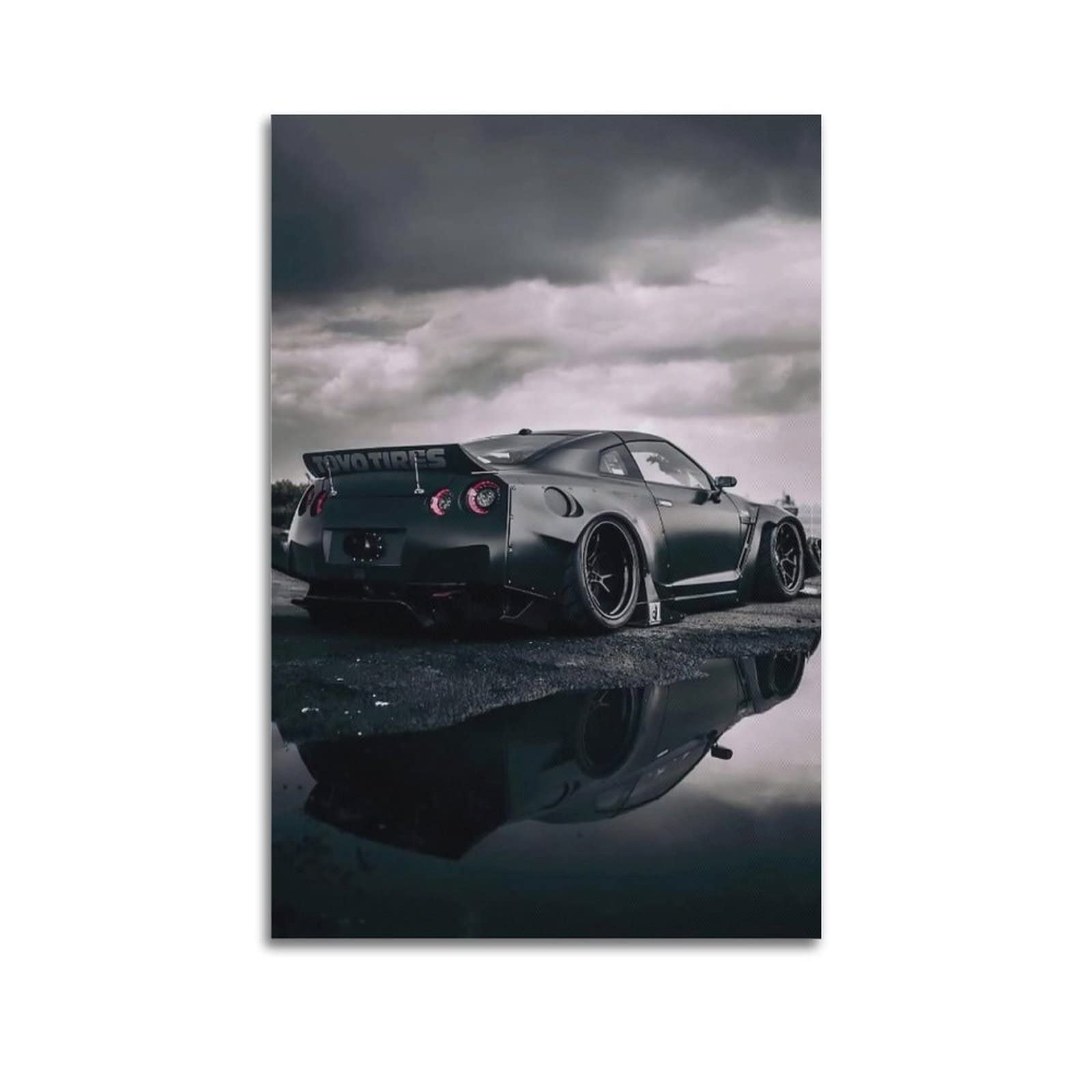 Amazon.com: VIBYS Jdm Car Poster R35 Sports HD Canvas Prints Wall Art ...