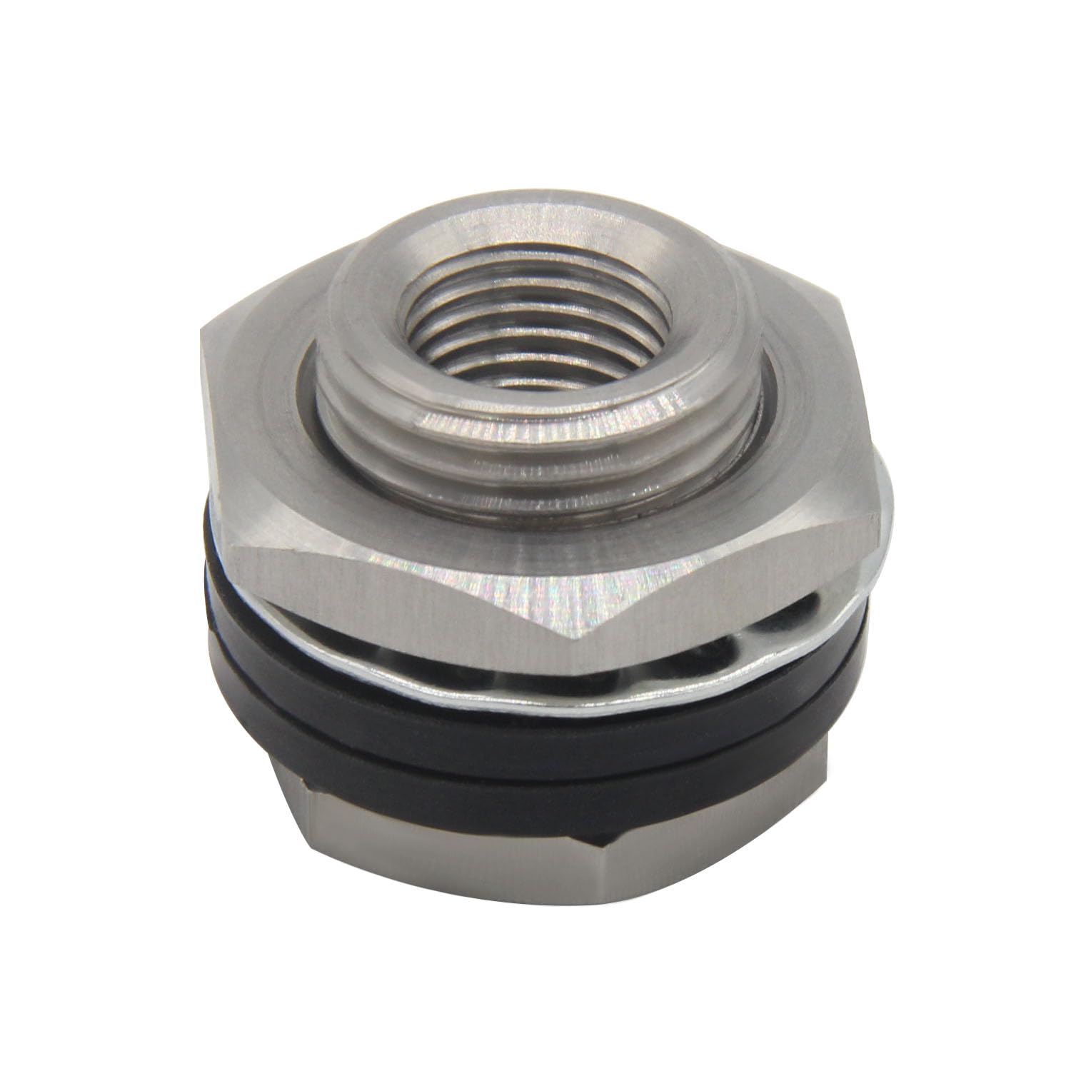 Snapklik.com : Fitvell Stainless Steel Bulkhead Fitting 1/4" NPT Female ...