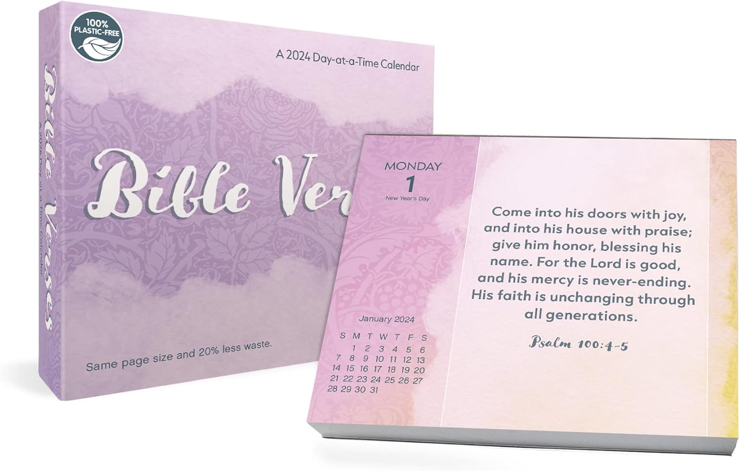 2024 Bible Verses Day-at-a-Time Box Calendar : Amazon.ca: Office Products