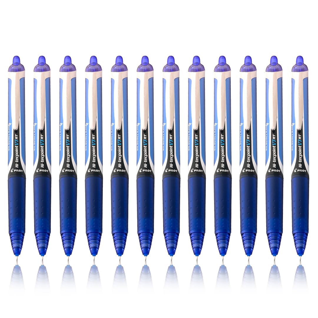 Pilot Hi-Tecpoint V7 RT 0.7mm Fine Point Pure Liquid Ink Retractable ...