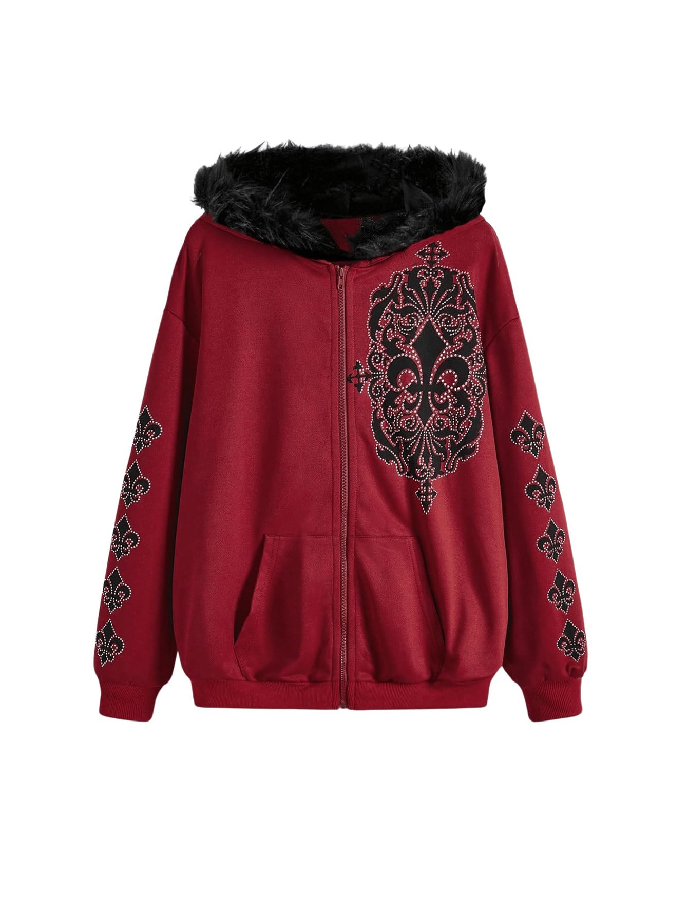 SOLY HUX Women's Y2K Zip Up Hoodie Streetwear Graphic Hoodies Y2k ...