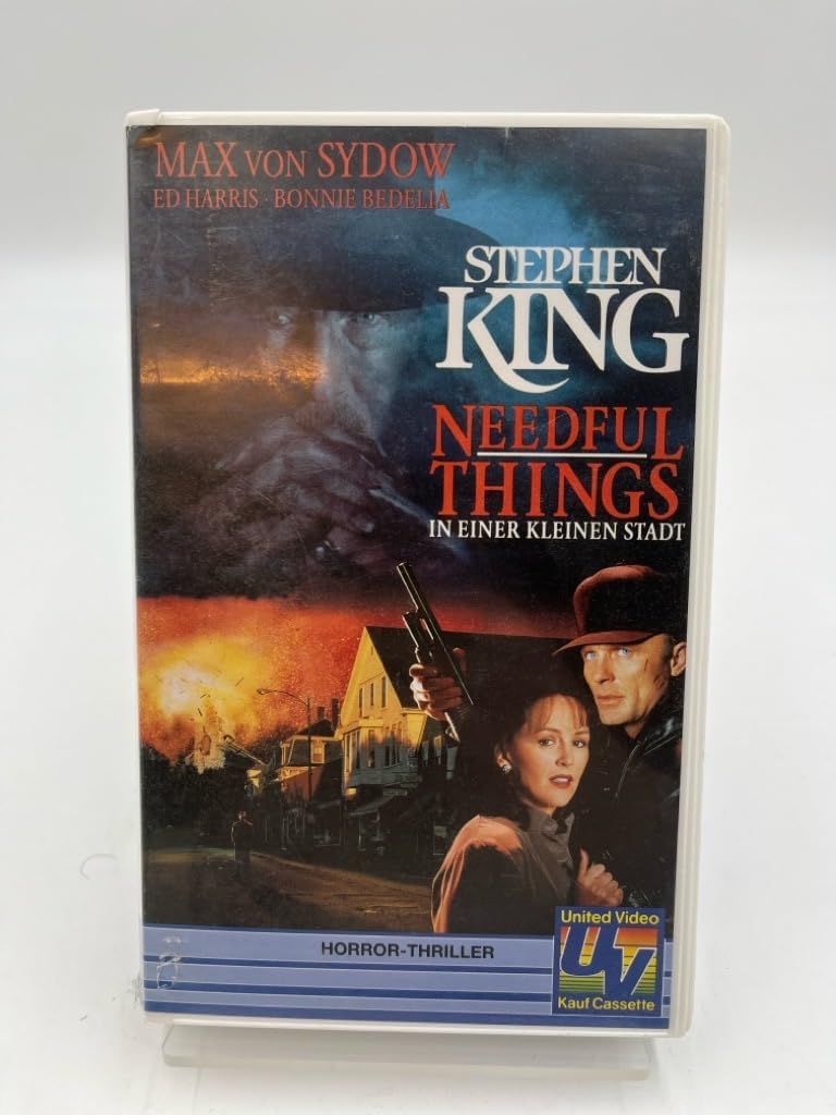 Amazon.com: Needful Things [VHS] : Max von Sydow, Ed Harris, Bonnie ...