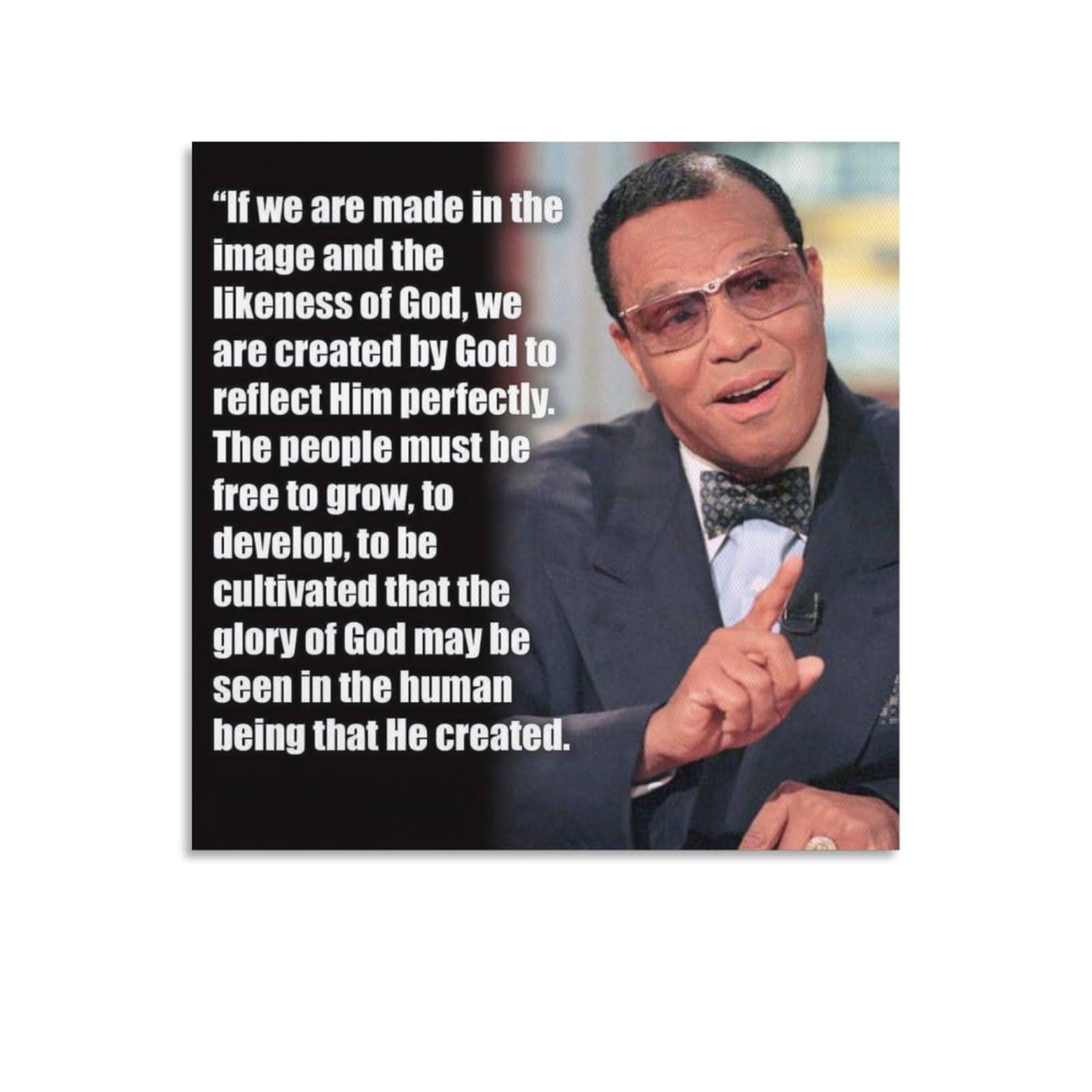 Farrakhan Quotes Amazon.com: Louis Farrakhan Poster Quote "Black