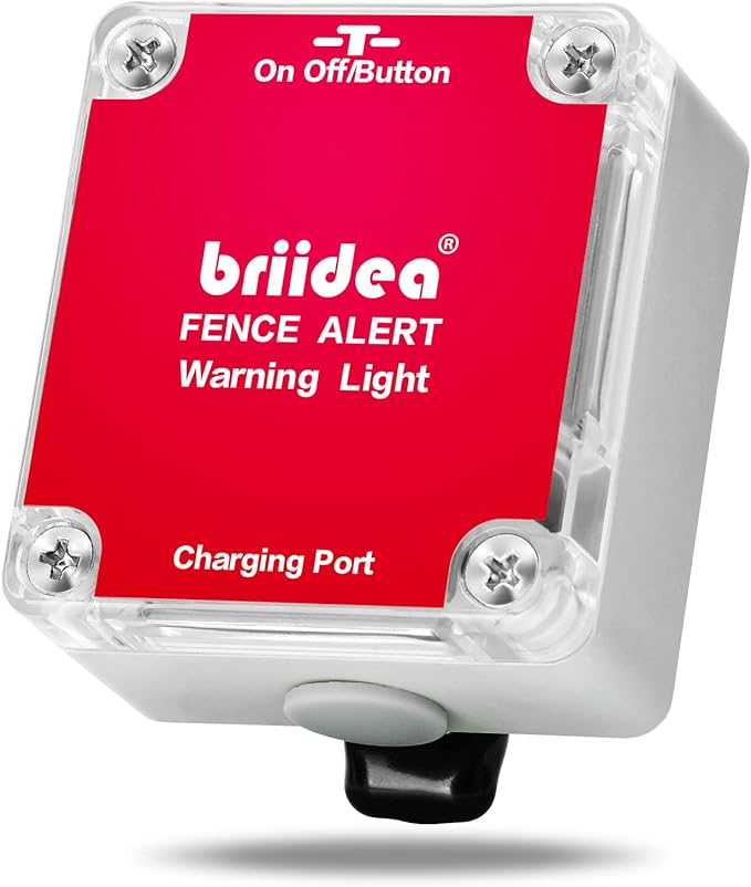 Amazon.com : Briidea Electric Fence Indicator Light for Detects Any ...
