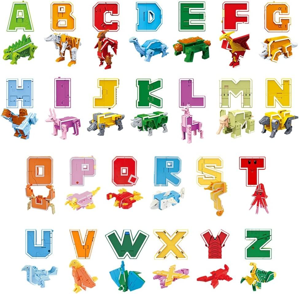 Transformer Alphabet Letters