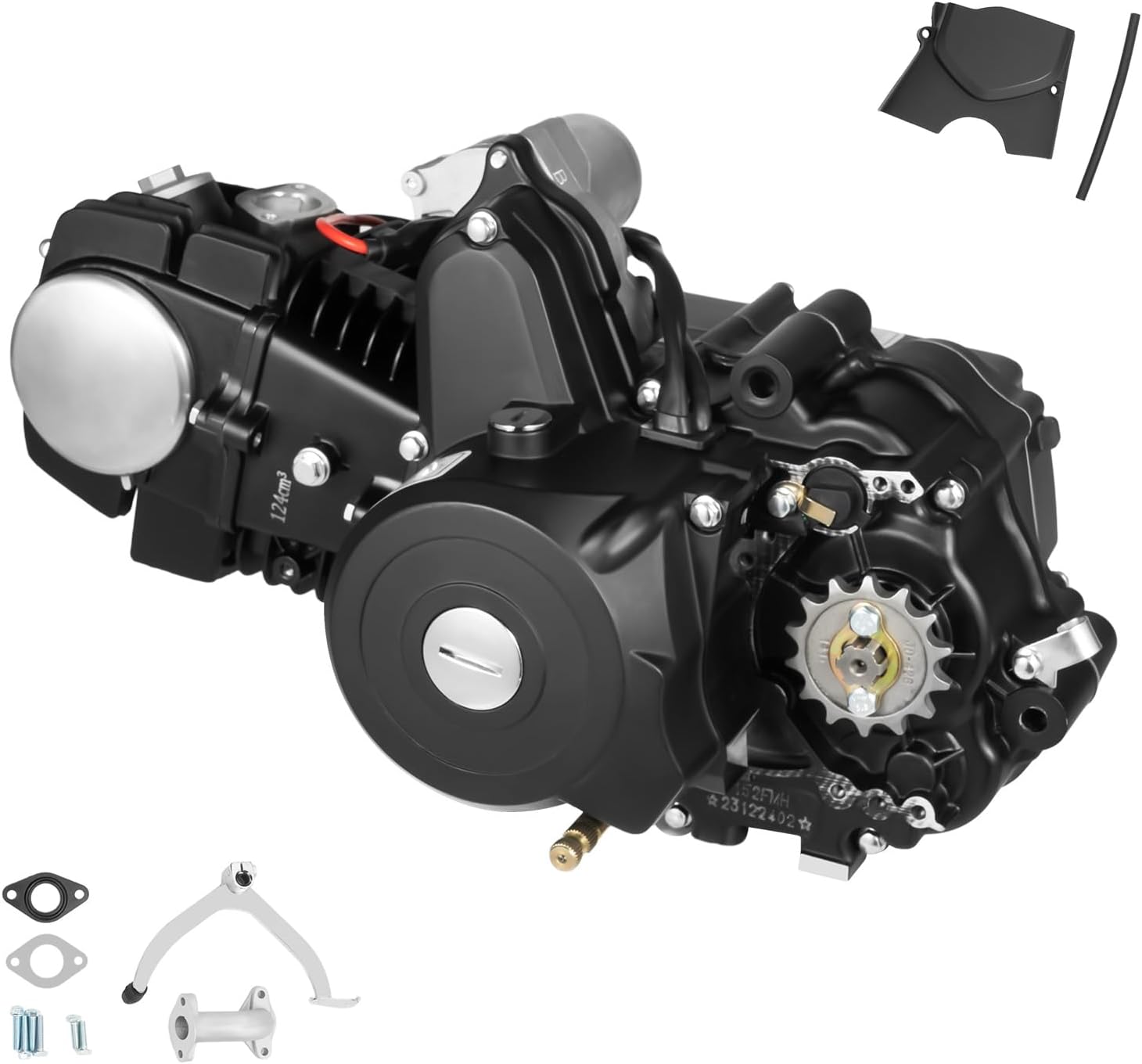Amazon.com: CUBELLIN 125cc Engine 4-Speed Pit Dirt Bike Engine Kit ...