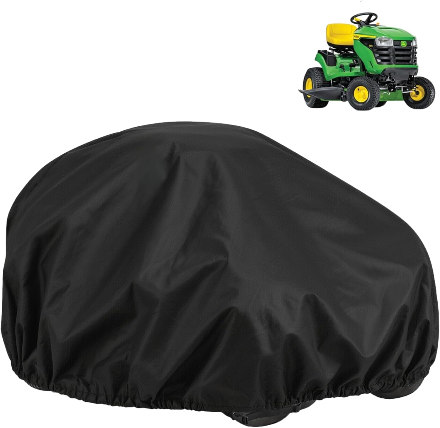 Amazon.com : Ridng Lawn Mower Cover, 600D Lawn Tractor Cover Waterproof ...