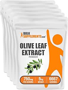 Amazon.com: BulkSupplements.com Olive Leaf Extract Powder - Herbal ...