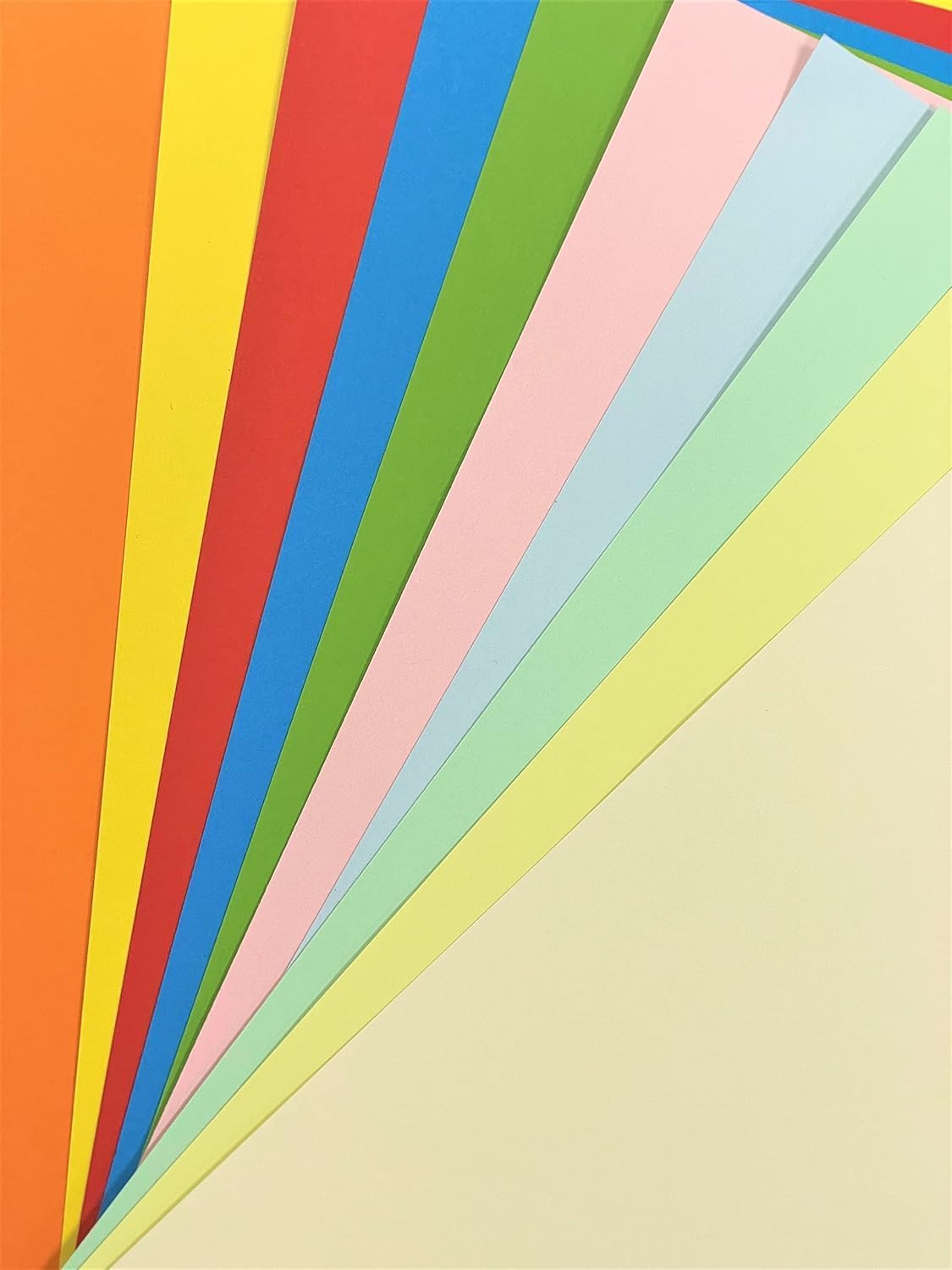 A4 Pastel Paper Assorted Colors 100 Sheets (80gsm) : Amazon.co.uk ...