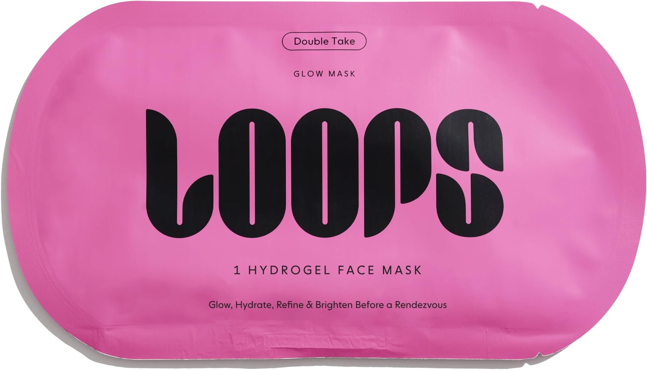 Amazon.com: LOOPS DOUBLE TAKE - Glow Hydrogel Face Mask - Calms and ...