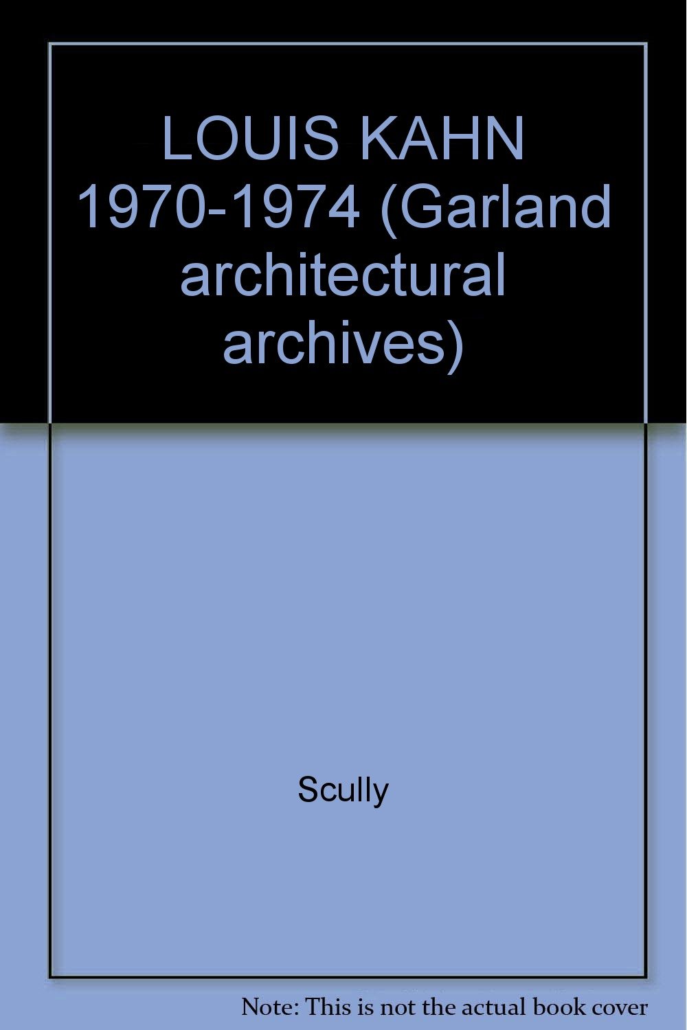 The Louis I. Kahn Archive: Personal Drawings : The Completely ...