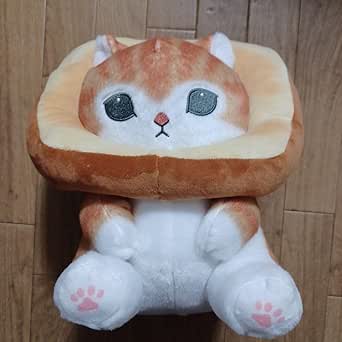 Amazon.co.jp: mofusand Bread Nyan Big Plush Toy : Toys & Games