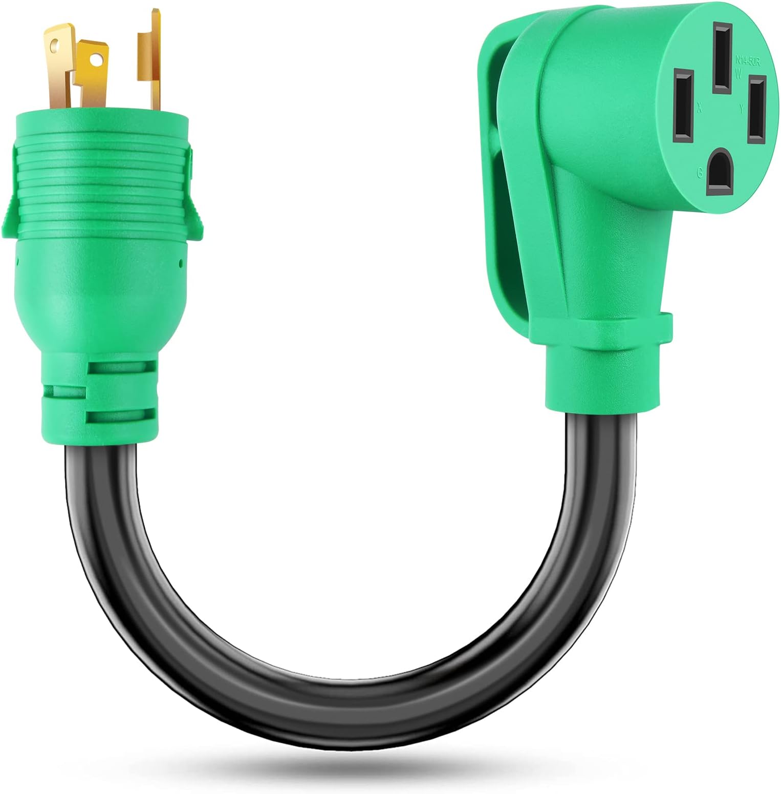 Amazon.com: 13 Inch 30 Amp to 50 Amp RV Generator Adapter Cord, 3 Prong ...