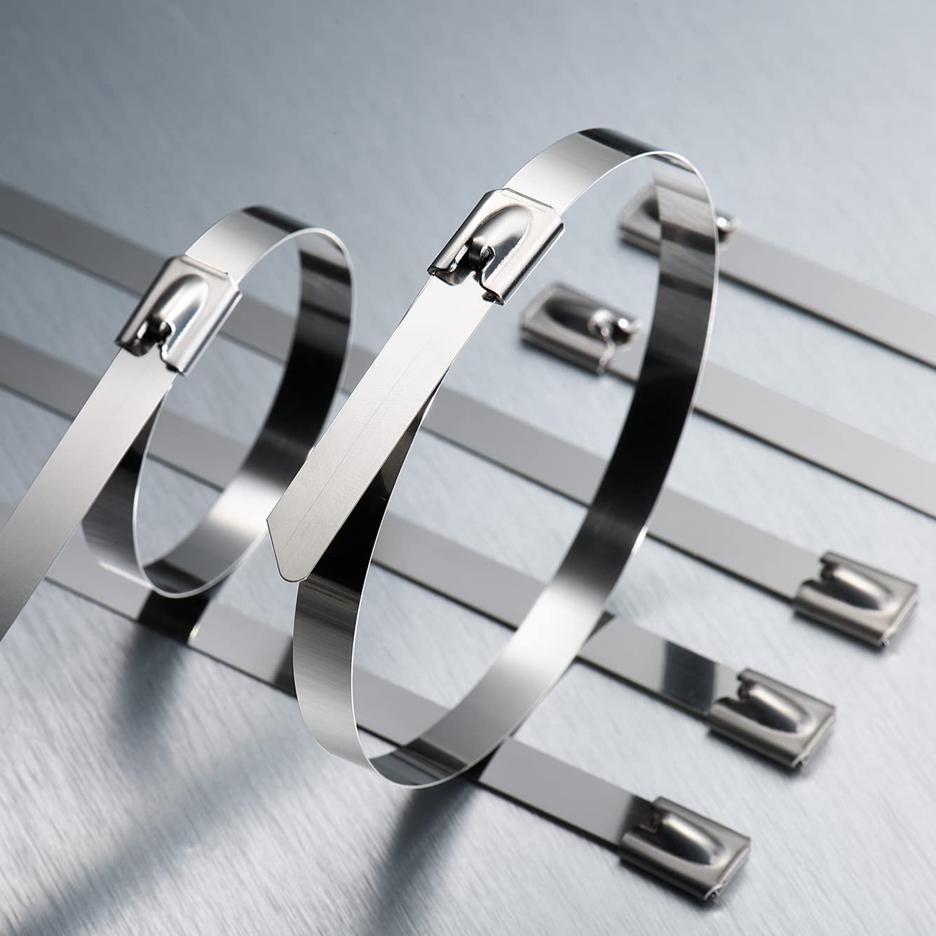 Amazon.com: 12 Inch Stainless Steel Cable Ties Kit, 4.6 x 300mm Metal ...