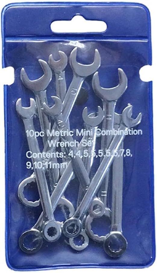 beertoy 10Pcs 4-11mm Mini Box Wrench Set Open Dual-Purpose Combination ...