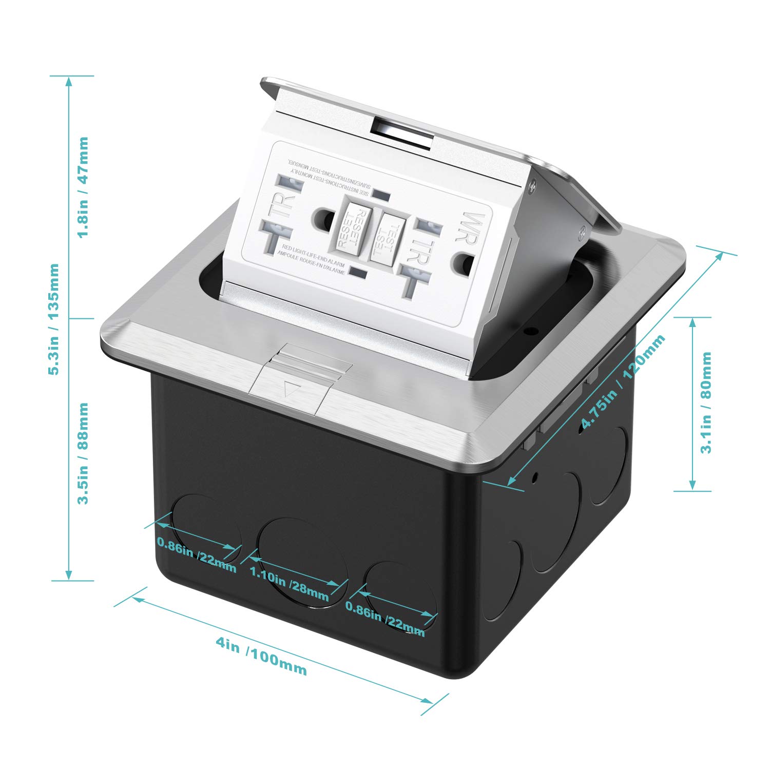 Snapklik.com : WEBANG Pop Up Floor Outlet Covers Box