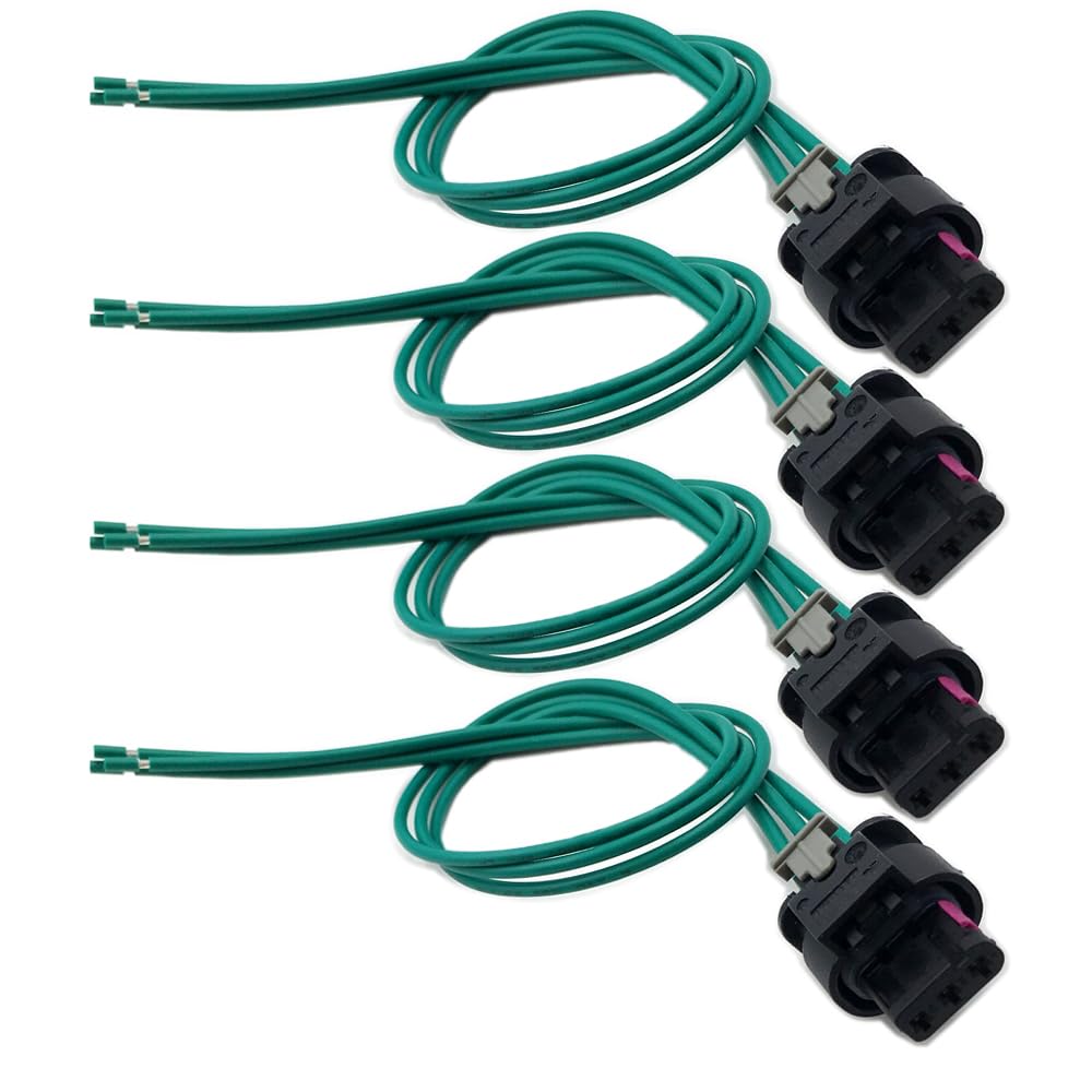 Amazon.com: LIZAPUS 4pcs Parking Aid Sensor Connector Harness Pigtail ...