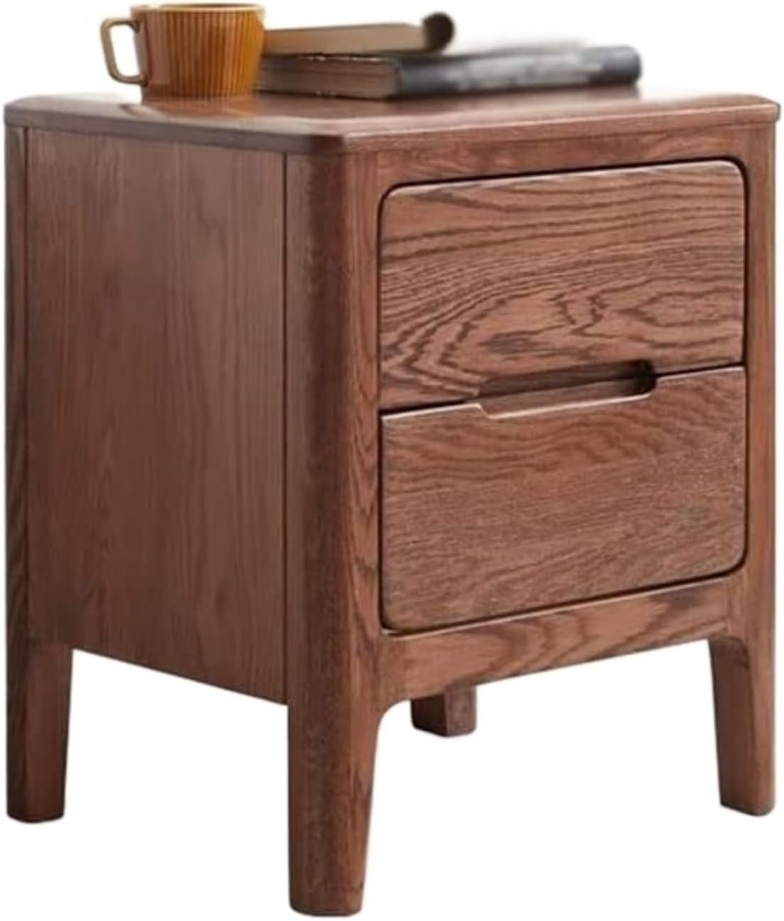 Amazon｜ナイトスタンド Wood Simple Bedside Table Side Table Modern Nightstand ...