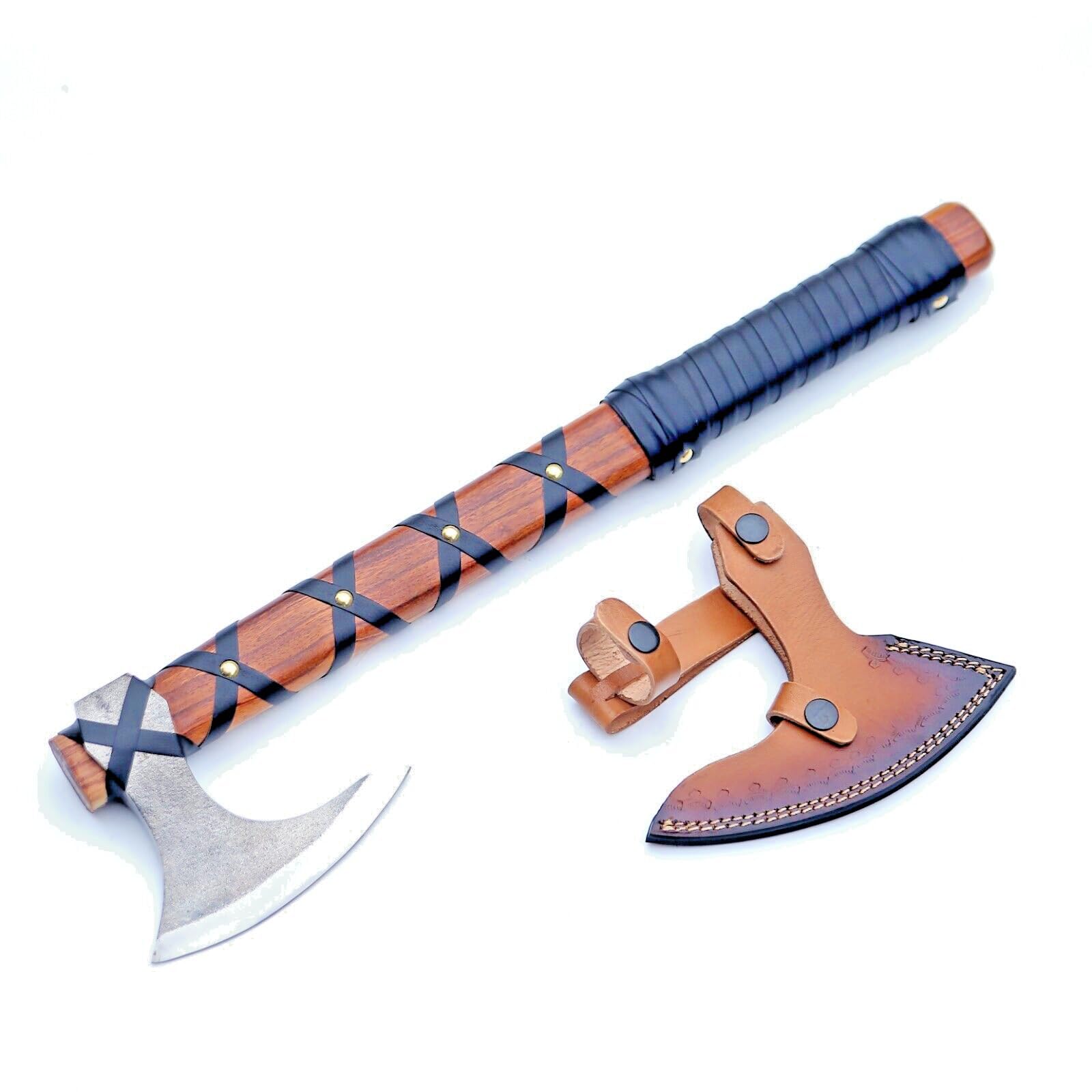 Viking Axe of Ragnar Lothbrok Hunting Axe with Rose Wood Handle - Hand ...