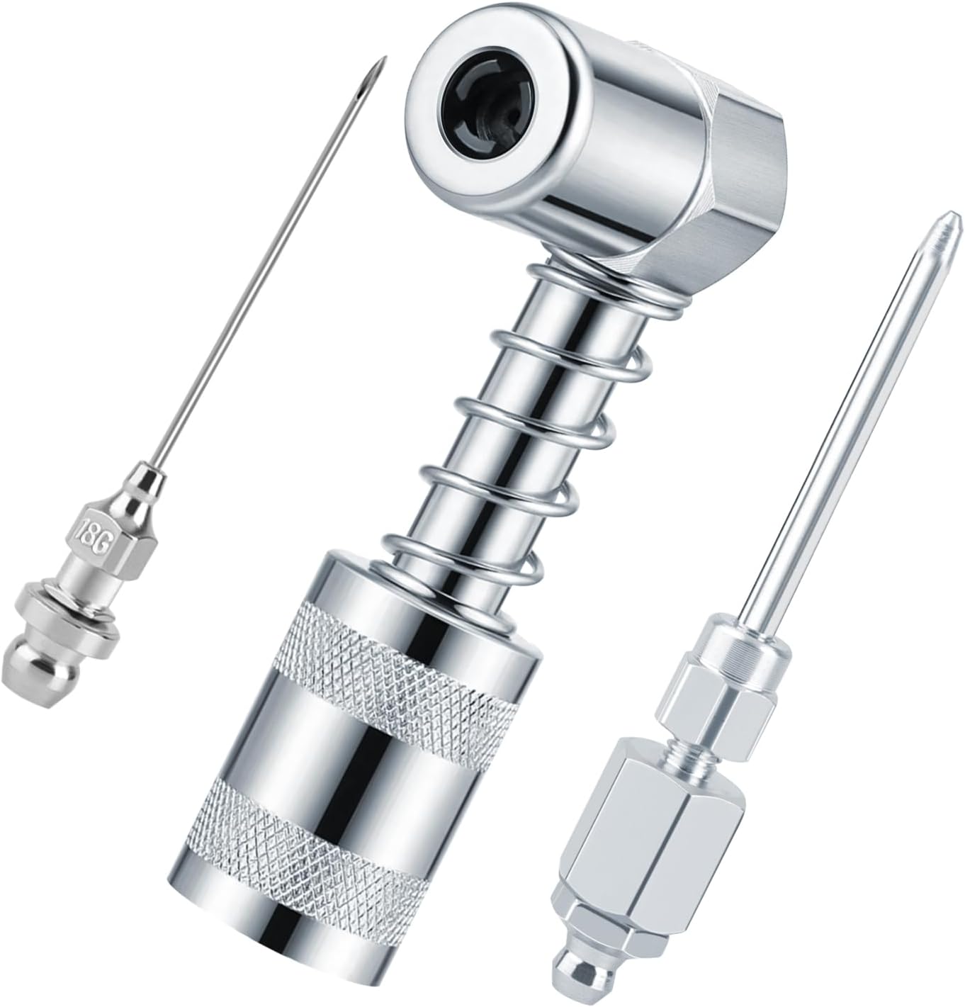 Amazon.com: KOMPMP Grease Gun Accessory Kit, 90 Degree Grease Coupler ...