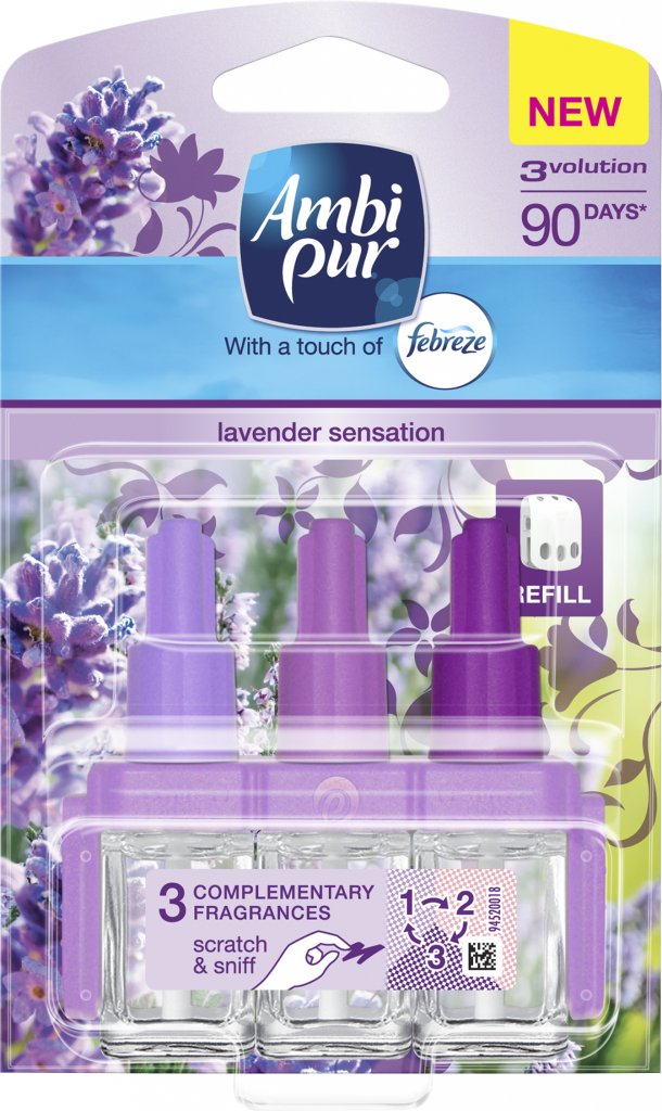 Ambi Pur 3Volution Plug In Refill Lavender Sensation, 20 ml : Amazon.co ...
