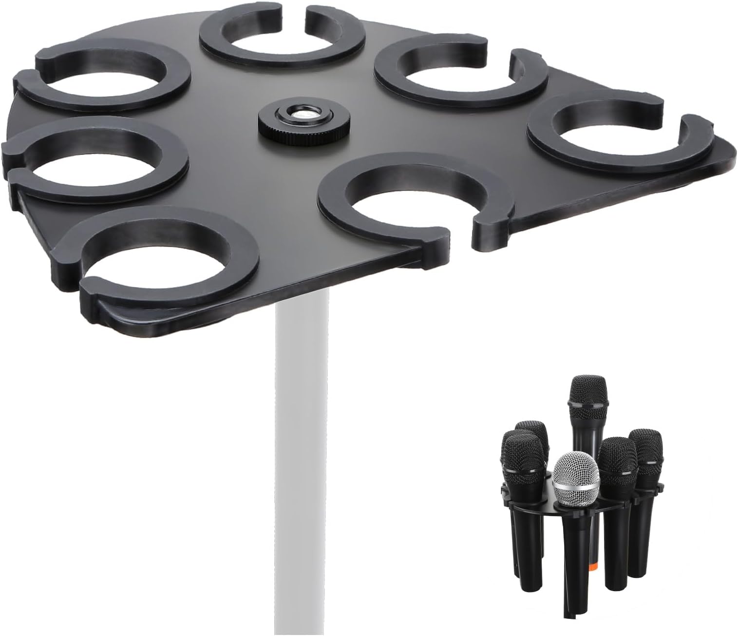 Amazon.com: Numhag Microphone Holder, Multi Mic Holder for Wired and ...