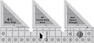 Amazon.com: TITA-DONG 45 Degree Double Strip Ruler, Double Strip ...