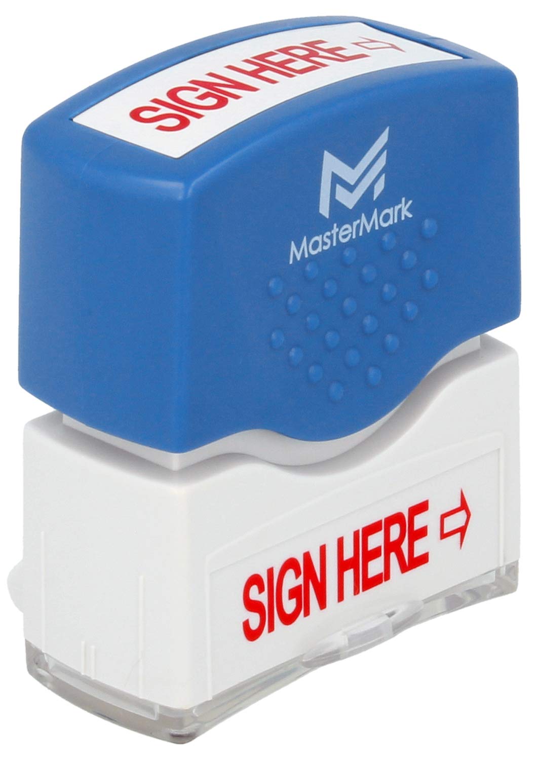 Sign Here Stamp – MasterMark Premium Pre-Inked Office Stamp : Amazon.in ...