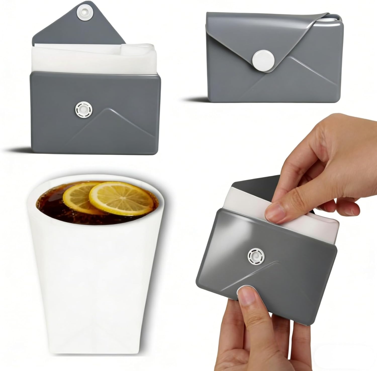 Amazon.com: LEIAIRUI Silicone Collapsible Travel Cup, Portable Foldable ...