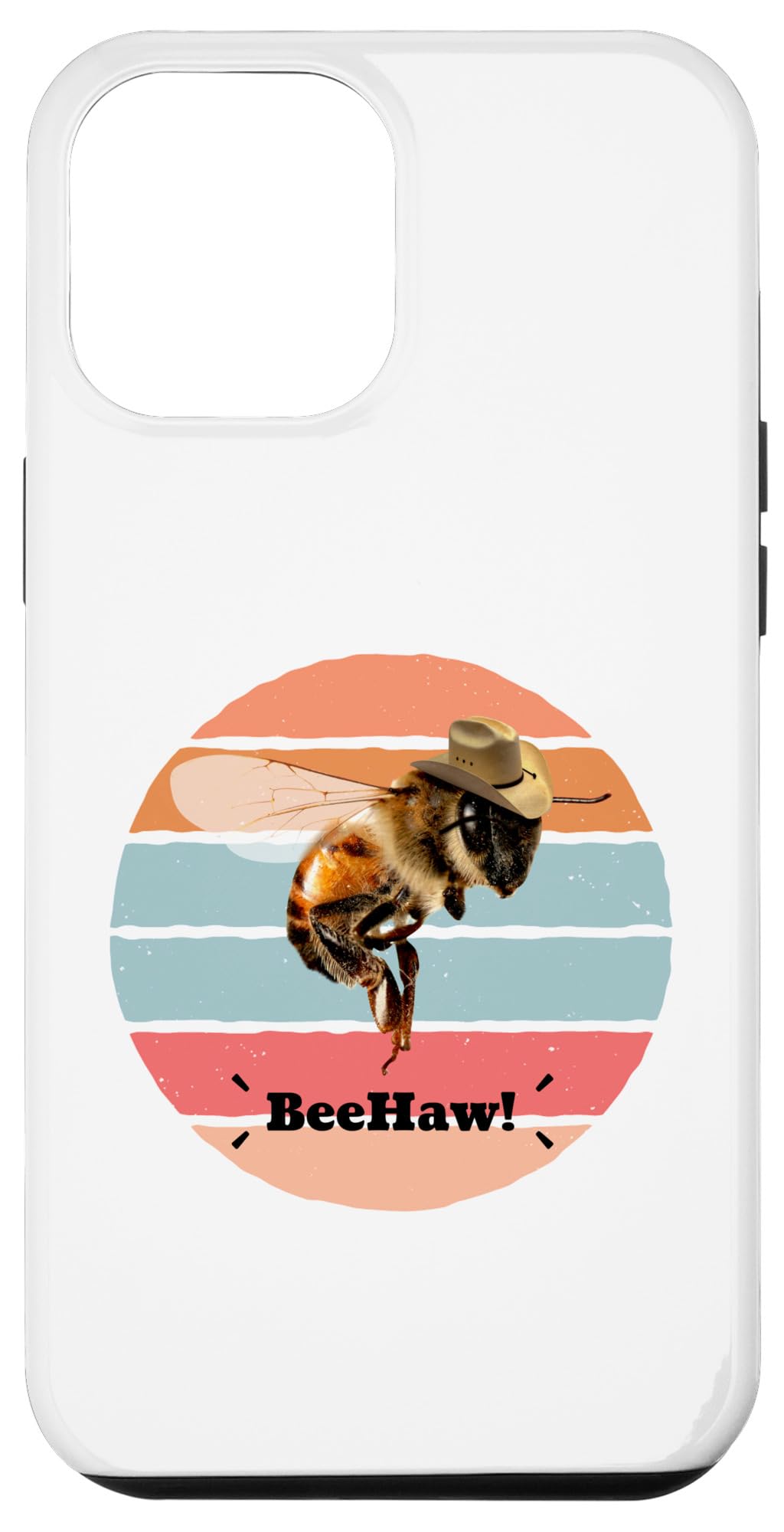 iPhone 15 Plus Cute Bee cowboy hat western BeeHaw nature humor wild ...