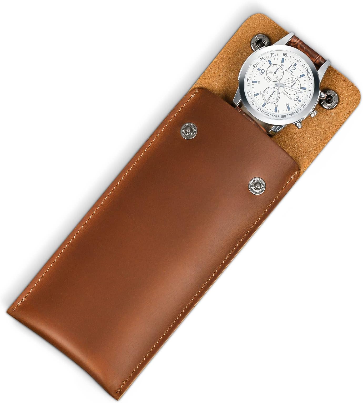 Amazon.com: Dorisun Watch Travel Case - Single Watch Roll, Portable ...