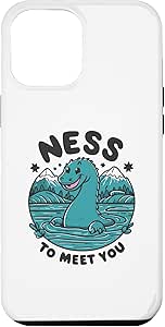 Amazon.com: iPhone 14 Pro Max Loch Ness Monster Pun, Ness To. Meet You, Cryptid Nessie Case ...