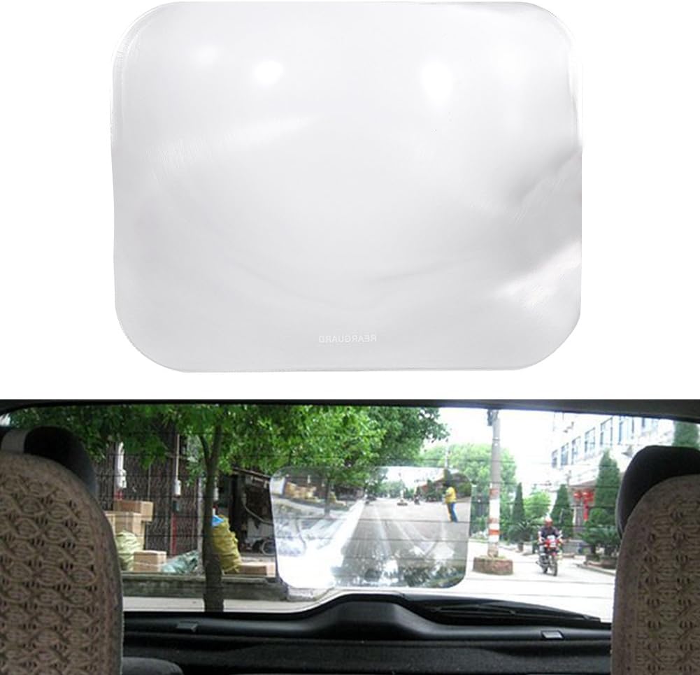 Amazon.com: Auto Rear View Mirror Wide Angle Lens Car Wide Angle Rear ...
