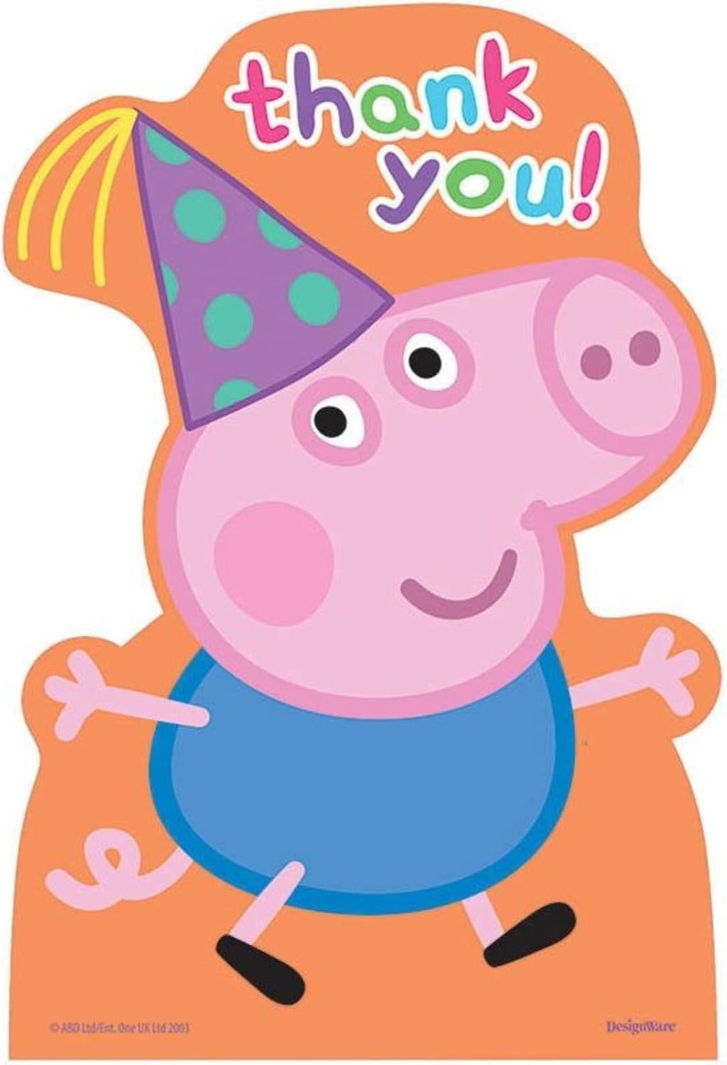Amazon.com: Postcard Thank You Cards | Peppa Pig™ Collection | Party ...